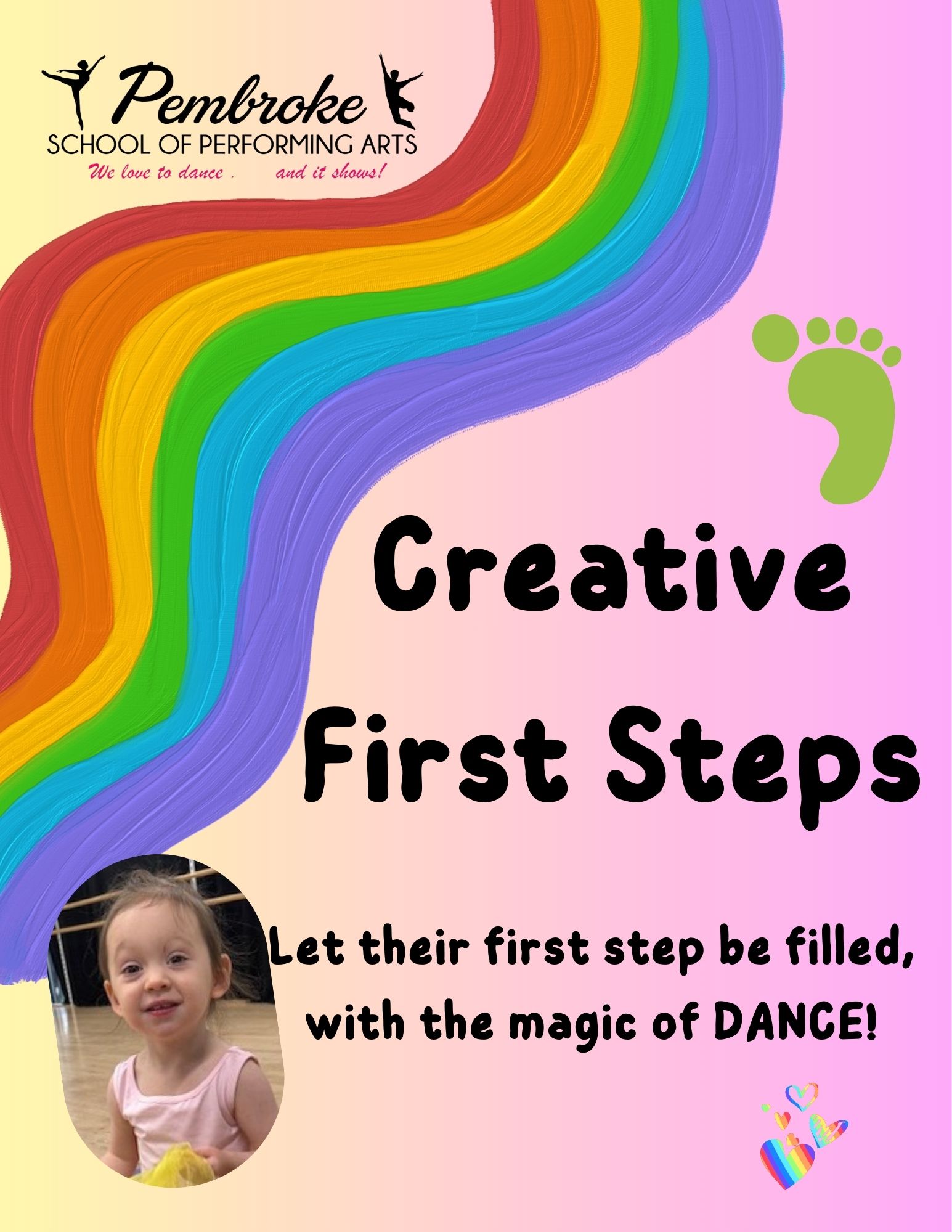 Creative First Steps- DANCE CLASSES | Pembroke School of Performing Arts